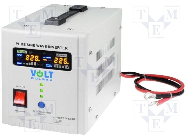 Инвертор SINUS-PRO-500 Преобразувател: dc/ac; 300W; Uизх:230VAC ...